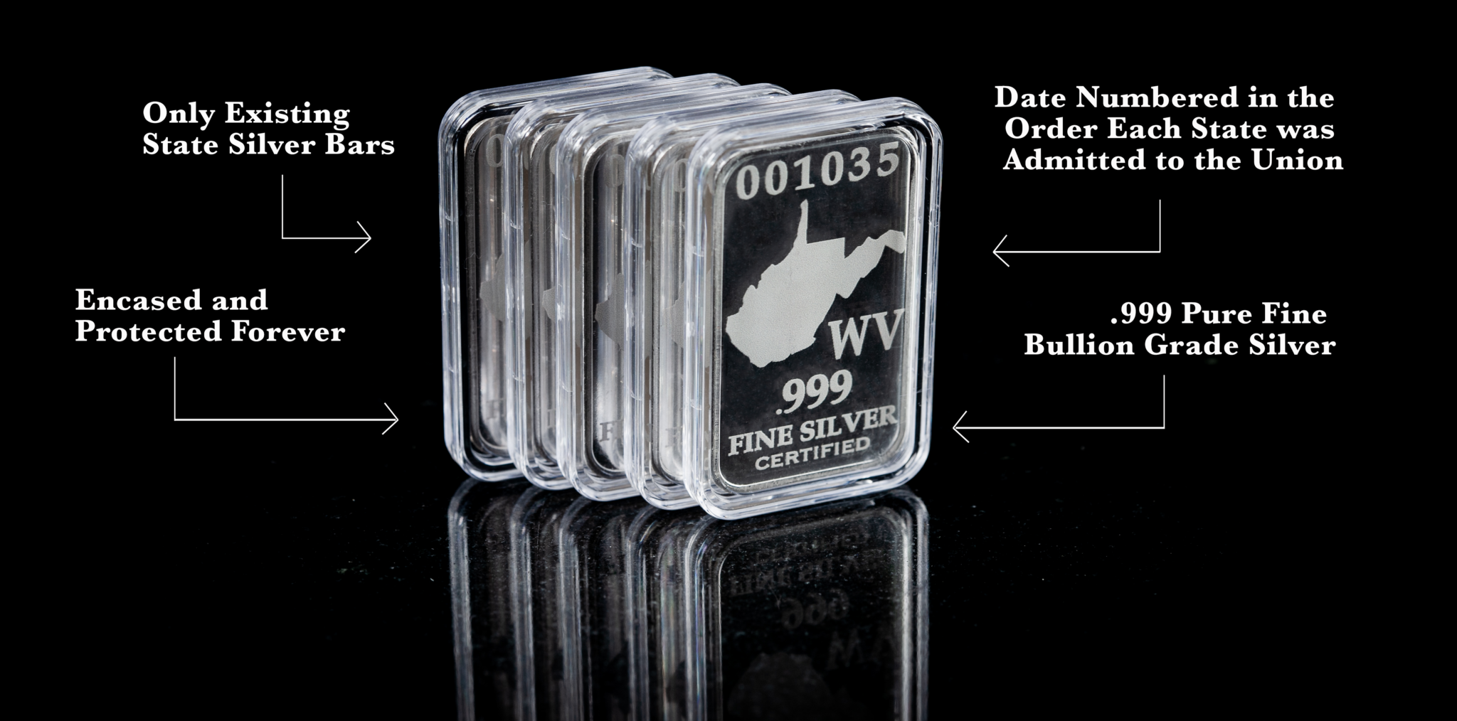 State Silver Bars - Lincoln Treasury