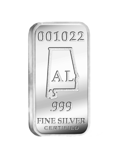 State Silver Bars - Lincoln Treasury