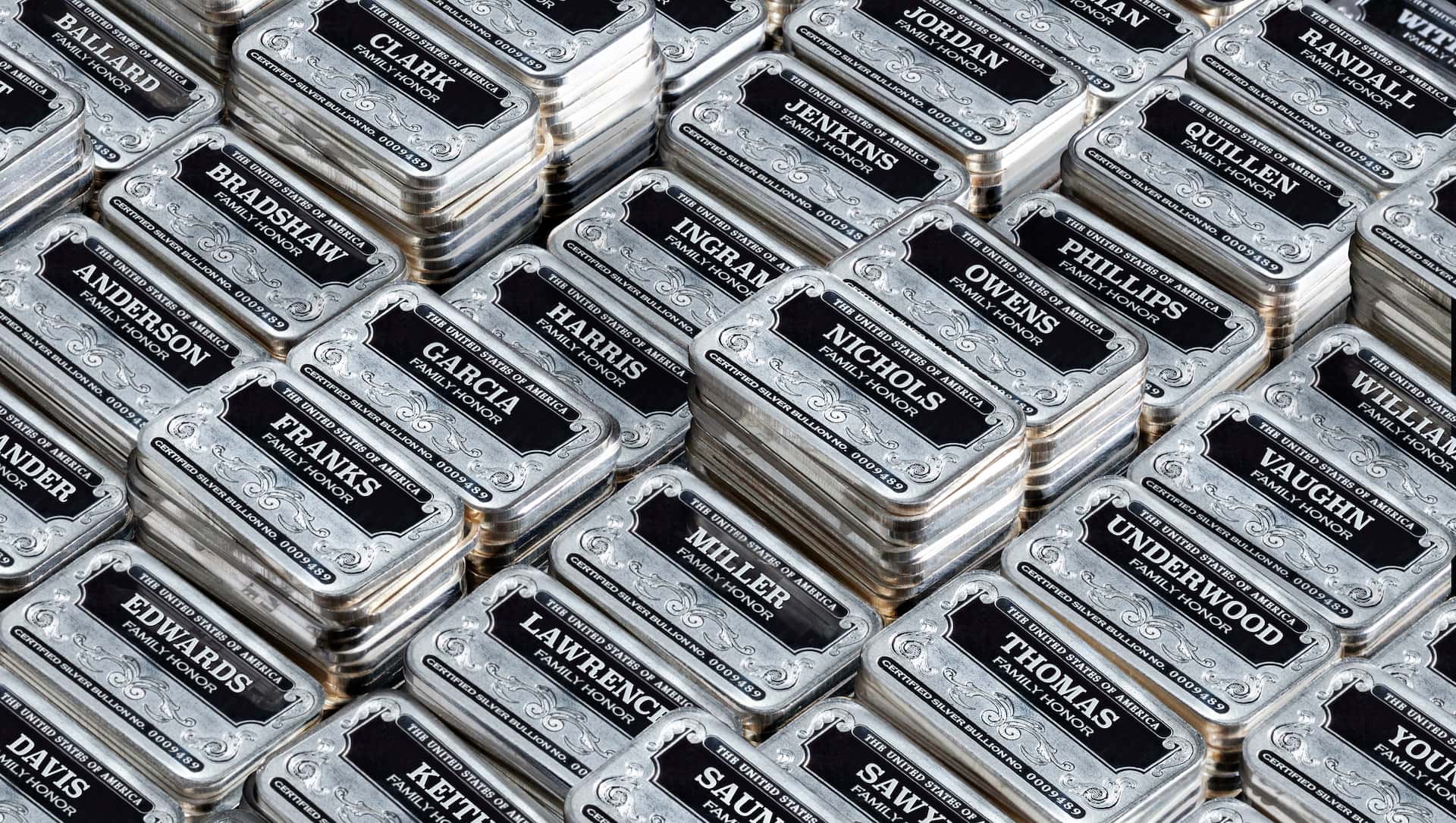 Surname Silver Bar Launch - Lincoln Treasury