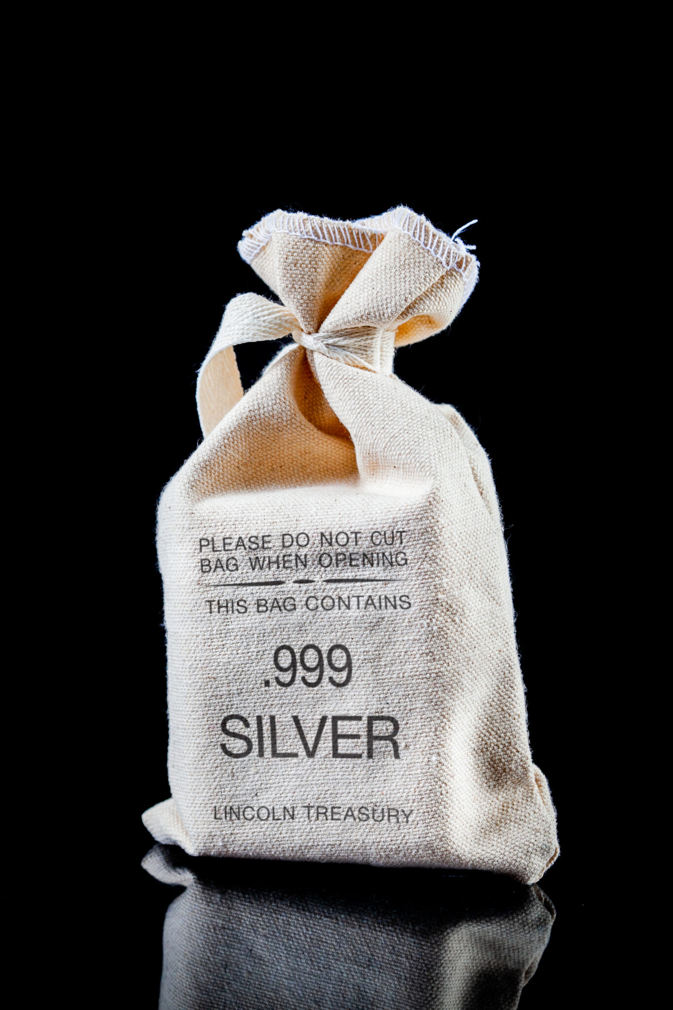 State Silver Bar Vault Bags - Lincoln Treasury