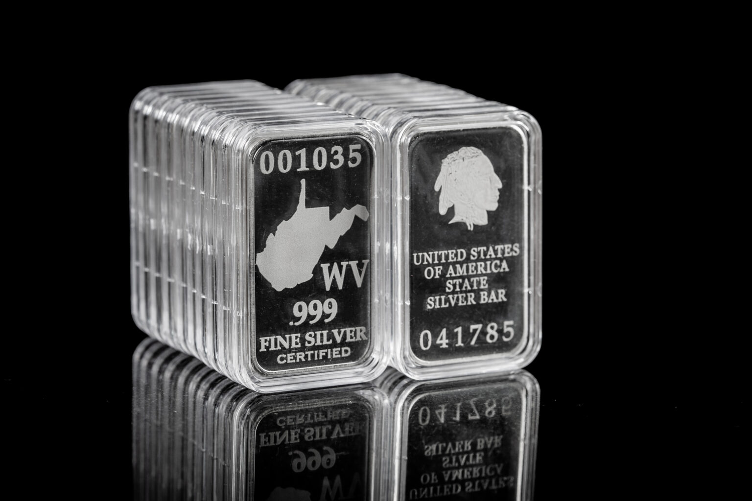 State Silver Bar Vault Bags - Lincoln Treasury
