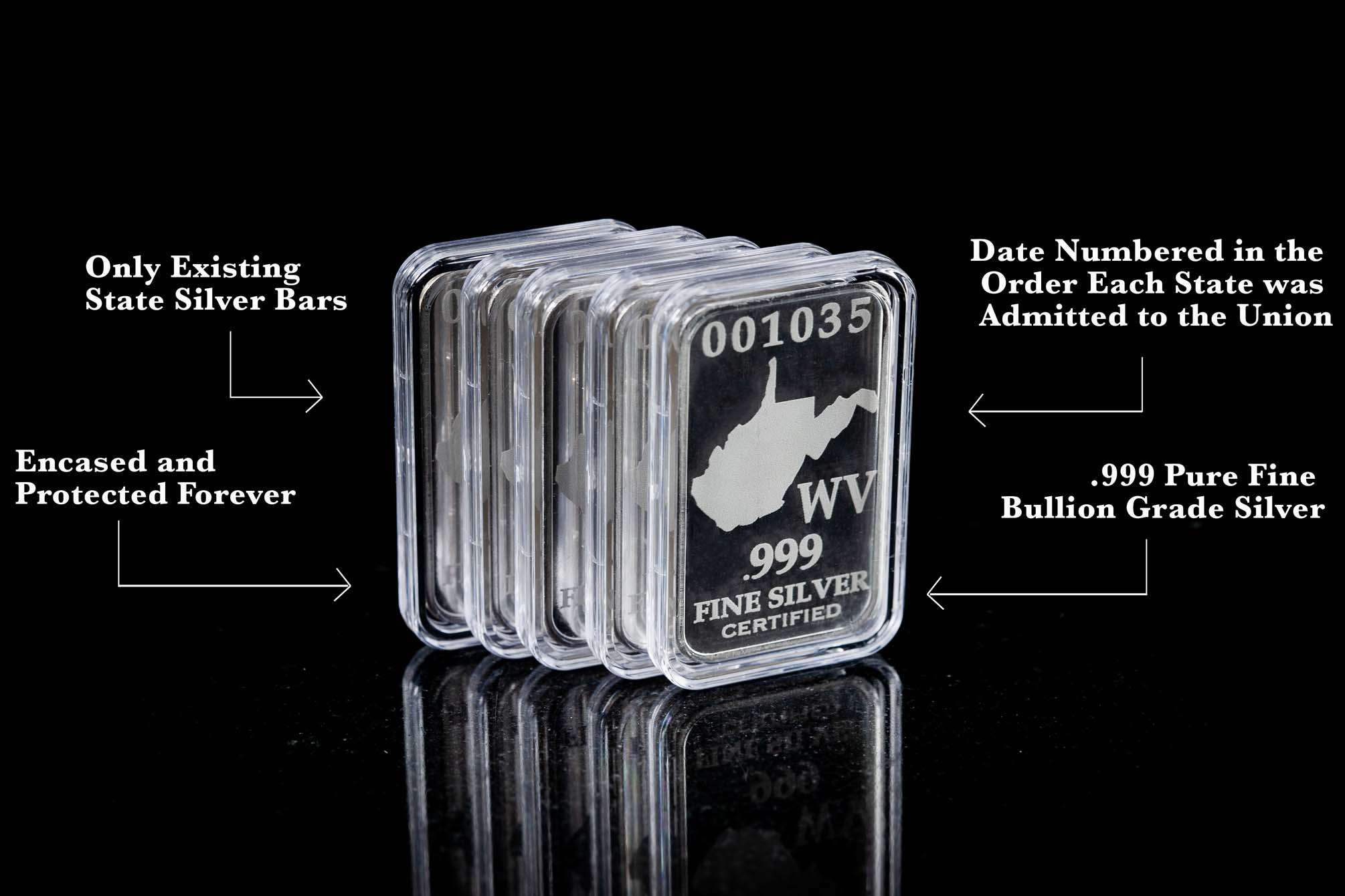 State Silver Bars - Lincoln Treasury