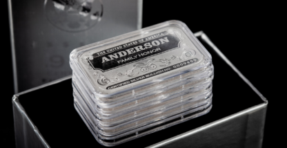 Personalized Surname Silver Bars - Lincoln Treasury